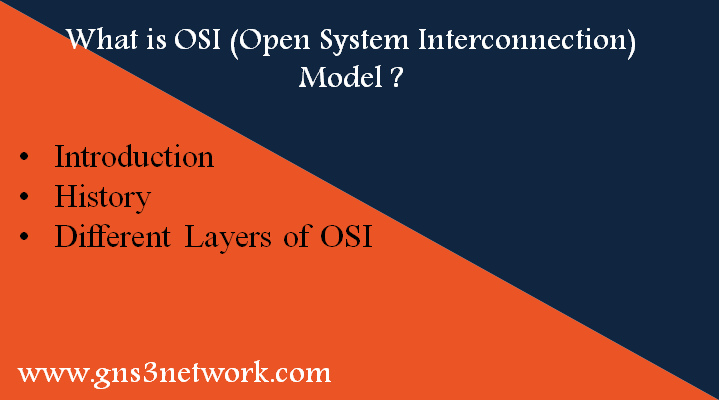 OSI Model - 7 Layers Explained in detail | GNS3 Network