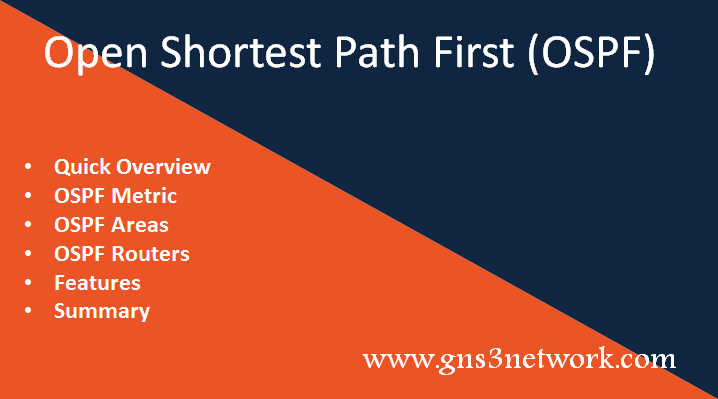 OSPF | Open Shortest Path First | Quick Overview | GNS3 Network