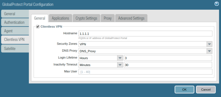 How to configure Clientless VPN on Palo Alto Firewall | GNS3 Network