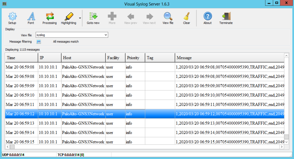 How to configure Syslog Server for Logs Forwarding in Palo Alto Firewall