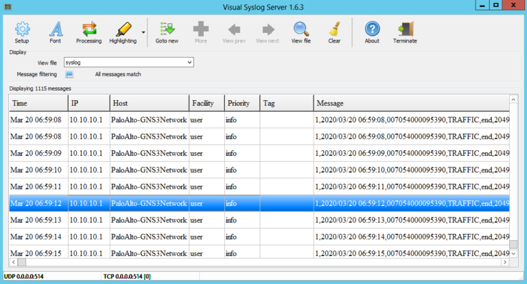 How to configure Syslog Server for Logs Forwarding in Palo Alto Firewall