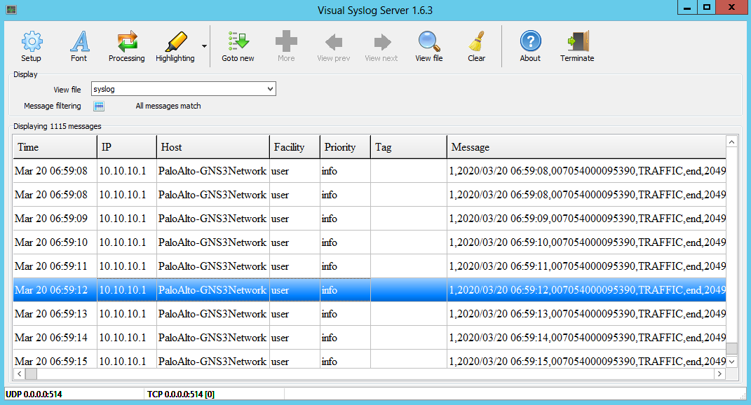 How to configure Syslog Server for Logs Forwarding in Palo Alto Firewall