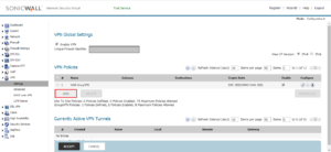 IPSec tunnel between FortiGate and SonicWall Firewall
