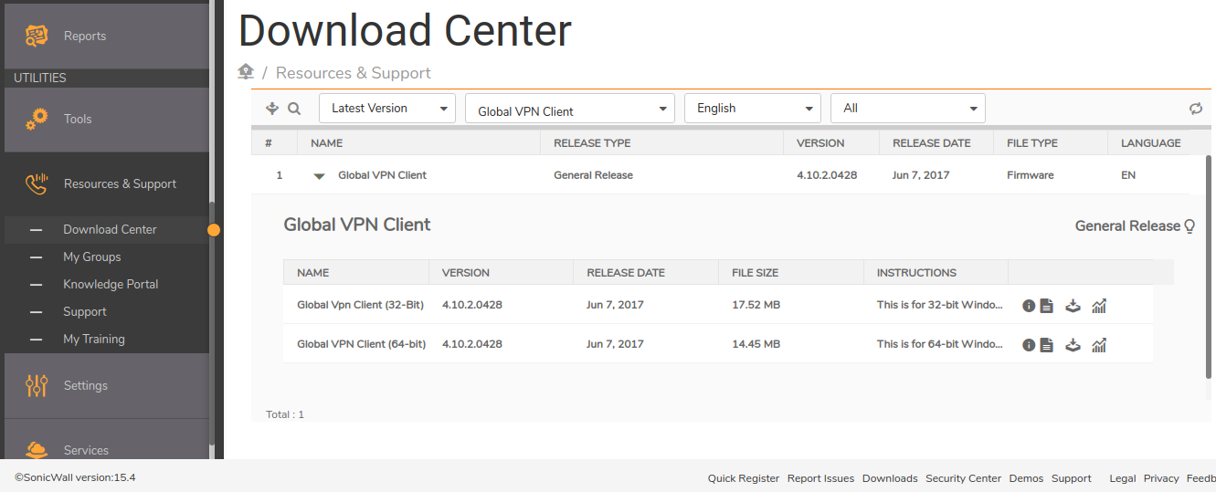 How to configure Global VPN Client (GVC) on SonicWall Next-Gen Firewall