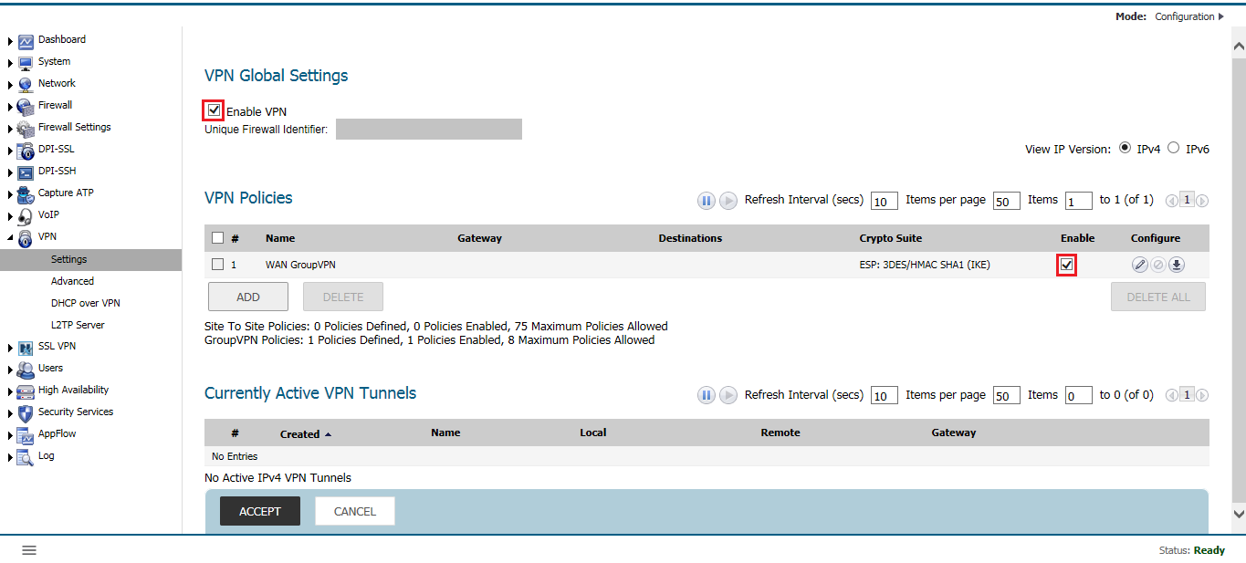 How to configure Global VPN Client (GVC) on SonicWall Next-Gen Firewall