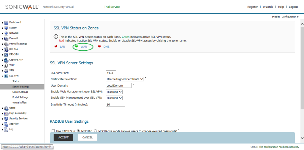 How to configure SSL VPN on SonicWall Next-Gen Firewall | NetExtender