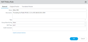 Destination NAT - DNAT in Palo Alto Networks Firewall