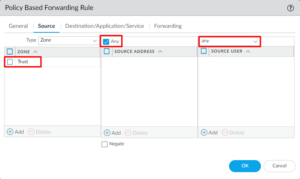 Policy Based Forwarding (PBF)- Palo Alto Networks Firewall