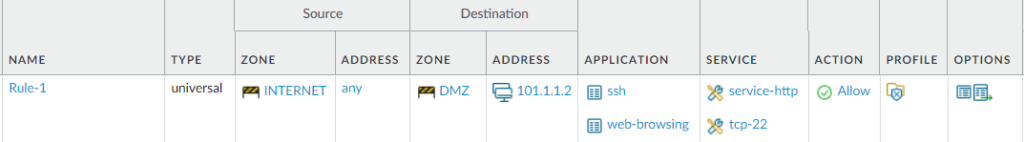 Destination NAT - DNAT in Palo Alto Networks Firewall